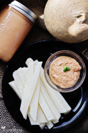 Jicama Fries with Tomato Tahini Dressing – TaylorMade Market