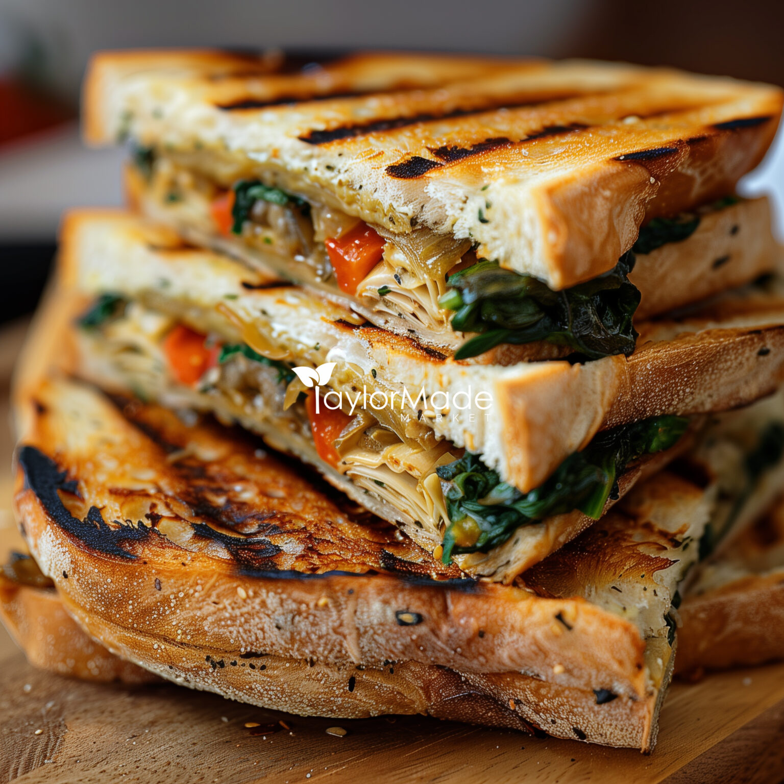Roasted Artichoke & Spinach Panini’s – TaylorMade Market